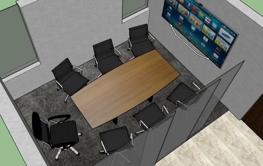 3 d cad drawing of meeting room conference table auto cad software 3 d cad drawing of meeting room conference table auto cad software