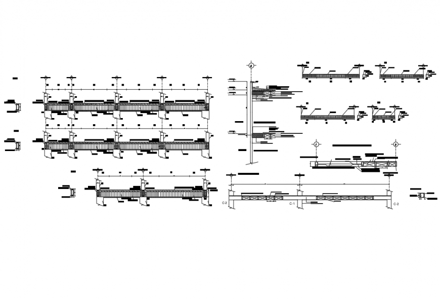 Beam foundation structure constructive details dwg file Beam foundation structure constructive details dwg file