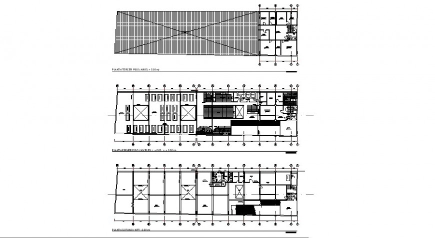 Building working plan detail 2d view CAD construction block autocad file