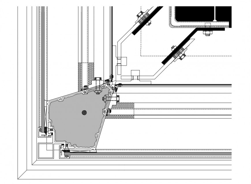 Construction block detail 2d view section layout file in autocad format Construction block detail 2d view section layout file in autocad format