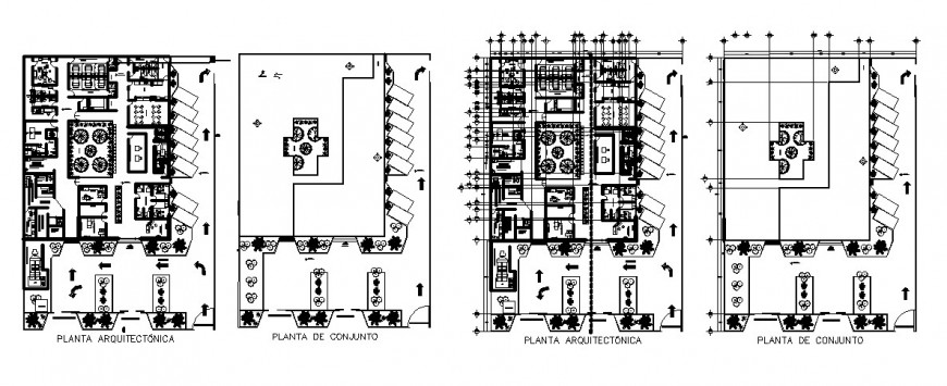 Corporate office building architecture layout plan and assembly plan ... Corporate office building architecture layout plan and assembly plan ...