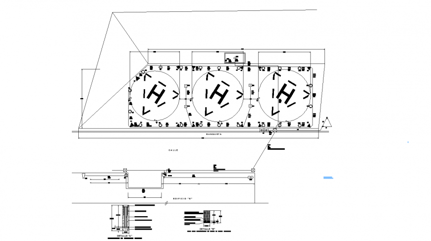 Electrical installation heliport drawing in dwg AutoCAD file. Electrical installation heliport drawing in dwg AutoCAD file.