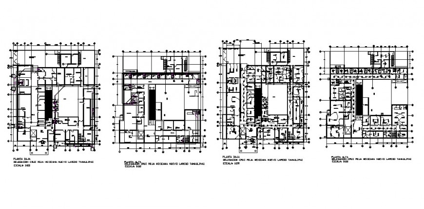 First and second floor plan and electric installation plan of hospital ... First and second floor plan and electric installation plan of hospital ...