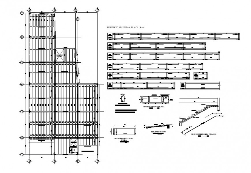 First floor beam schedule, cover plan and constructive structure ... First floor beam schedule, cover plan and constructive structure ...