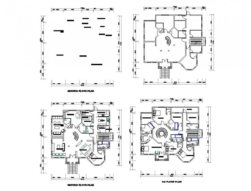 House center line plan detail dwg file House center line plan detail dwg file