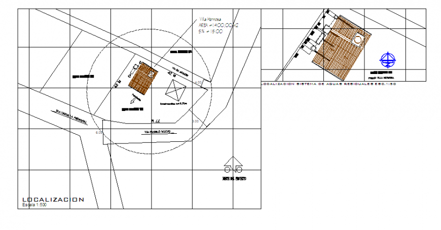 Location layout design of complete house model design drawing Location layout design of complete house model design drawing