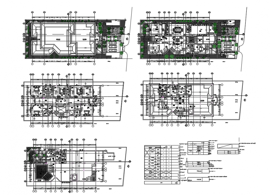 Luxuries multi-level residential villa floor plan cad drawing details ... Luxuries multi-level residential villa floor plan cad drawing details ...