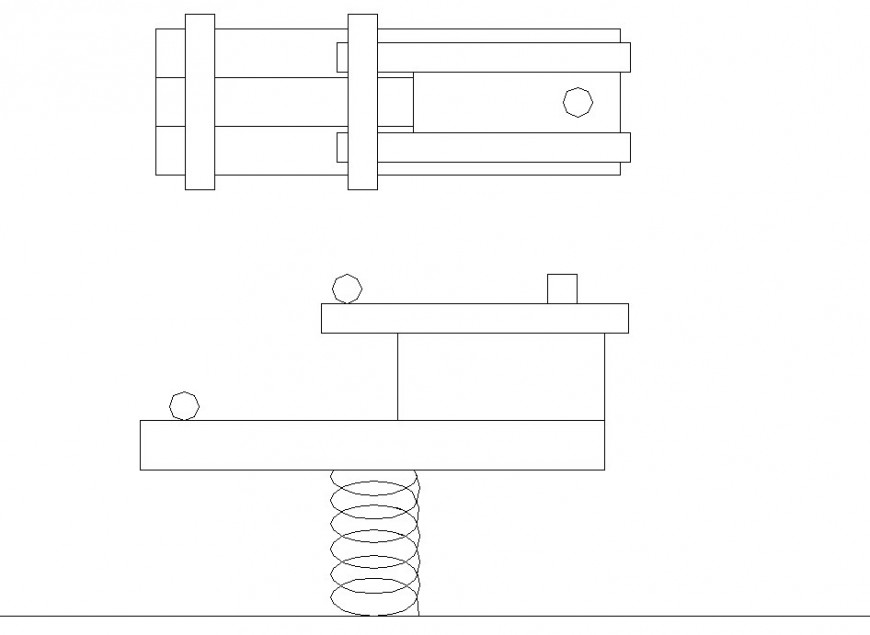 Playground springer detail 2d view garden automation block autocad file Playground springer detail 2d view garden automation block autocad file