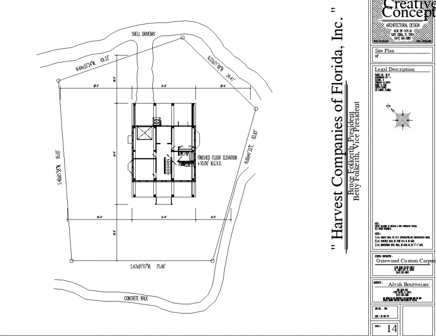 Plot Marking Drawing With Detail In Dwg File