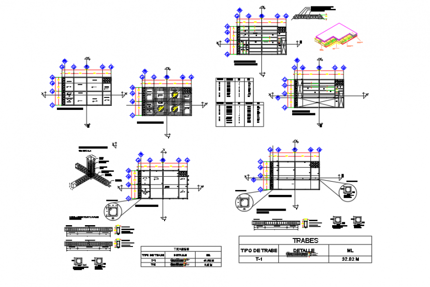 Rcc Structural Block Detail 2d View Cad Construction Unit Layout File In Dwg Format