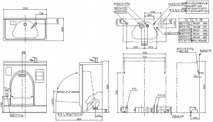 Sanitary units detail elevation drawing in autocad Sanitary units detail elevation drawing in autocad