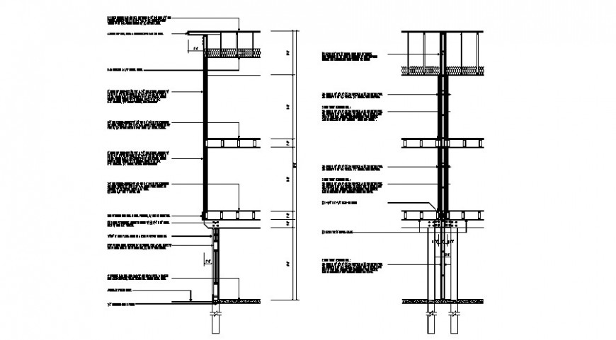 Side cut constructive section details of house dwg file Side cut constructive section details of house dwg file