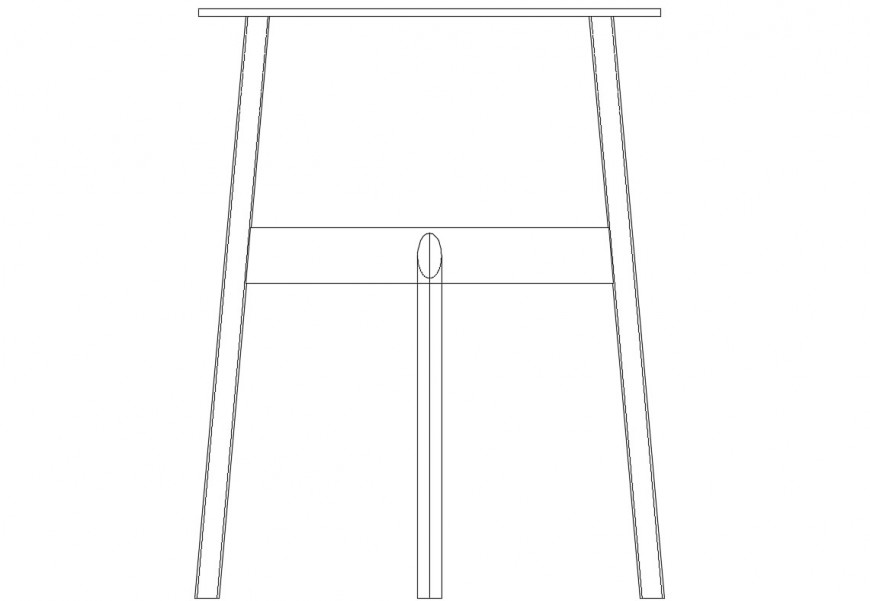 Stock table front view elevation cad block details dwg file Stock table front view elevation cad block details dwg file