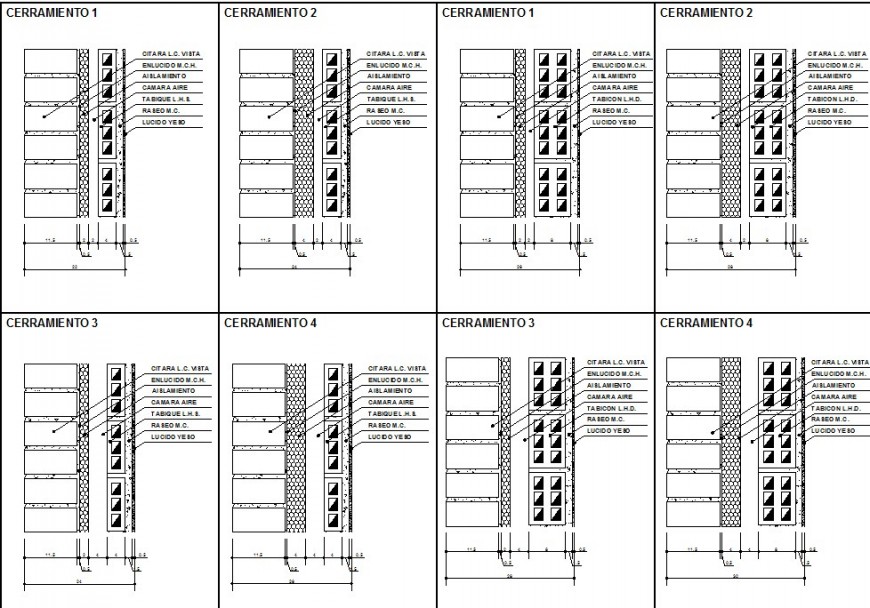 Structural block detail 2d view CAD construction unit layout autocad file Structural block detail 2d view CAD construction unit layout autocad file