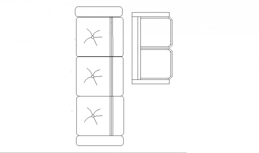 Three and two seated sofa set blocks cad drawing details dwg file Three and two seated sofa set blocks cad drawing details dwg file