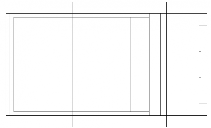 Top view of membrane truck block dwg file Top view of membrane truck block dwg file