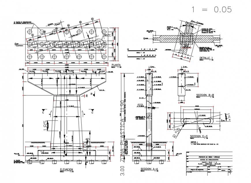 Water tank elevation and drainage irrigation constructive details dwg file Water tank elevation and drainage irrigation constructive details dwg file