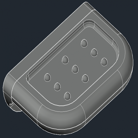 3D Soap Dispenser CAD File DWG Model