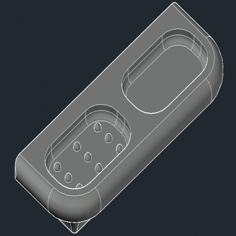 3D Soap Stand DWG File