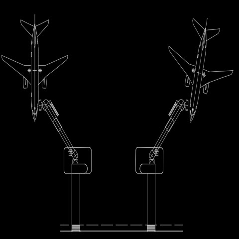 Airport Terminal CAD Drawing Free Download DWG File
