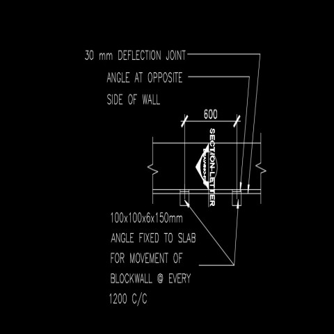 Block Wall Section Architecture Plan AutoCAD File Download the file for ...