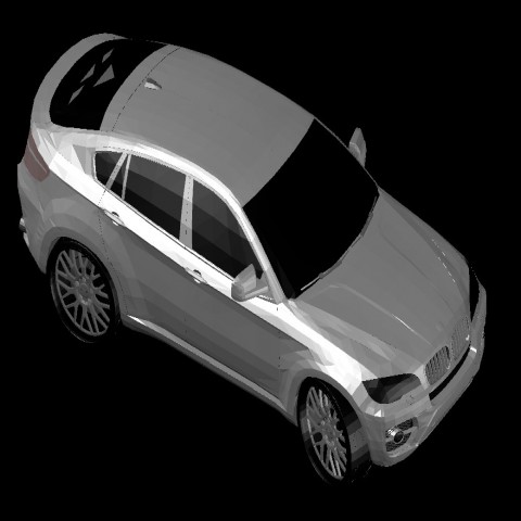 BMW X6 Model 3D Elevation Design Download Free DWG File