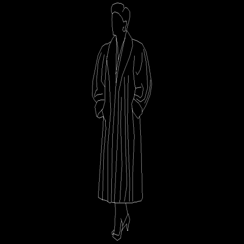 Man CAD Block Free Download