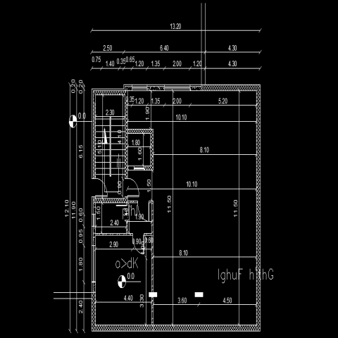 Measurement Details Terrace Floor Plan Architecture File AutoCAD ...