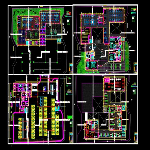 Shopping Mall Plan AutoCAD Drawing Download DWG File