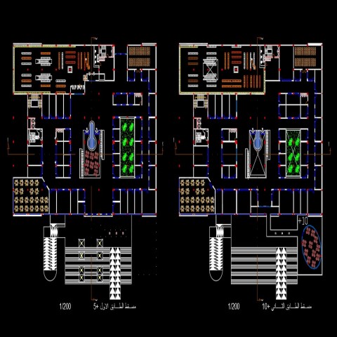 Shopping Mall Plan AutoCAD Drawing Free Download DWG File