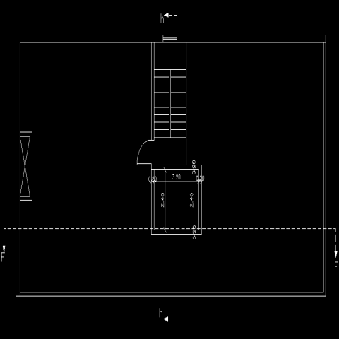 Terrace Floor Plan with Lift Room Details CAD Drawing DWG File Download ...