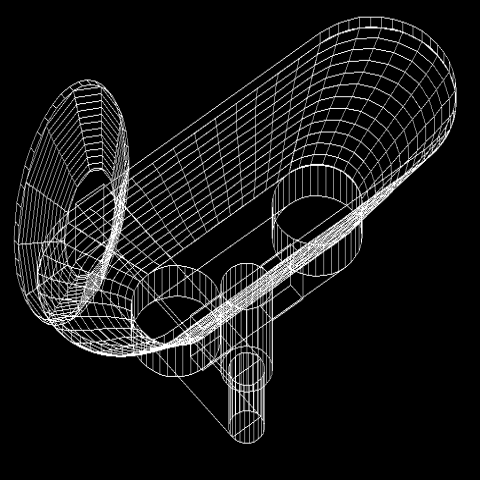 The antenna 3D design is given in this AutoCAD drawing model. Download now.
