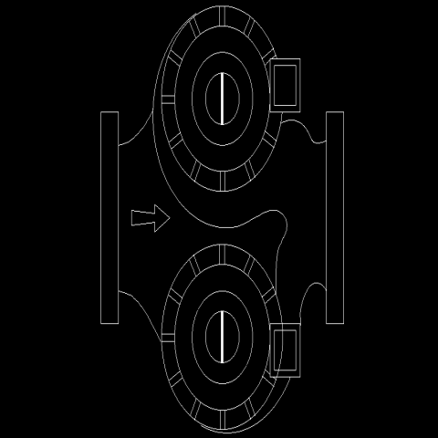 The mechanical pump drawing plan is given in this AutoCAD drawing file ...