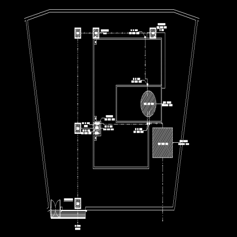 Water Tank Elevation Details DWG File