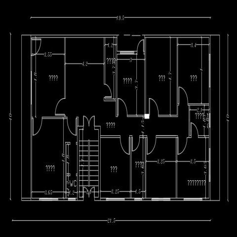 3 BHK House Floor Plan AutoCAD Drawing DWG File Download the file for free