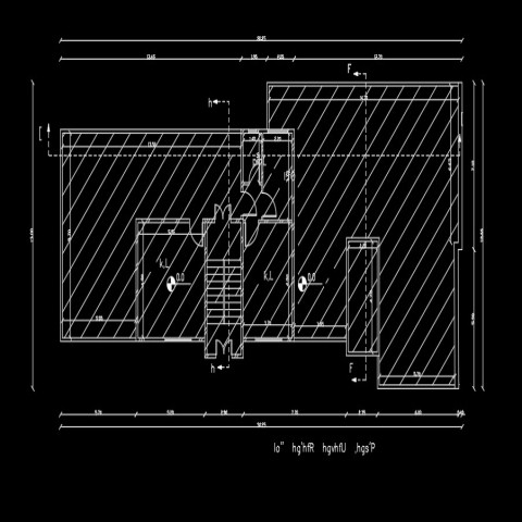 Apartment Building Terrace Floor Plan Architecture Drawing DWG File ...