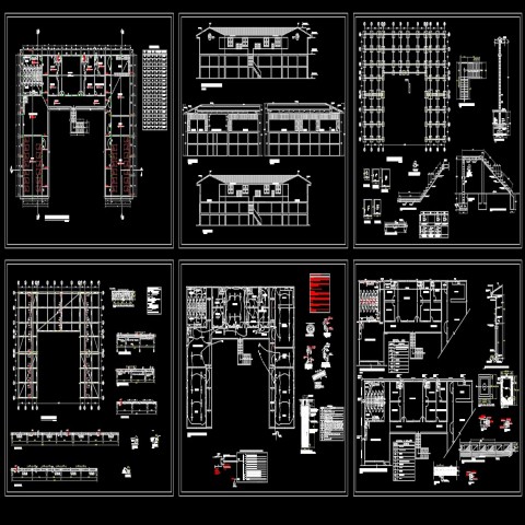 Architecture Public Project CAD Drawing Dwg File