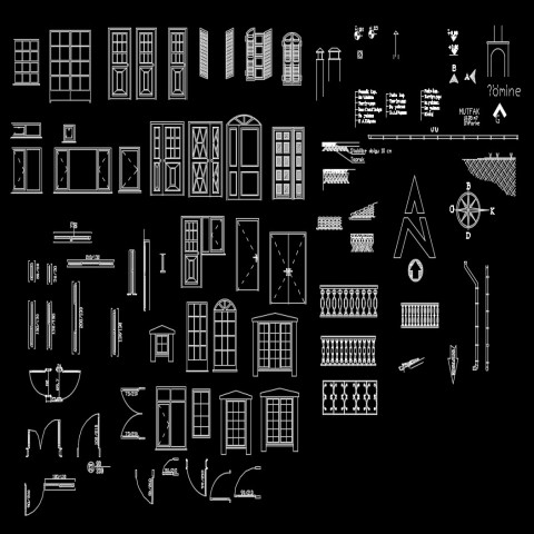 Interior CAD Blocks Drawing Free Download DWG File