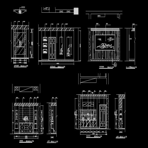 Interior Home AutoCAD Blocks Free Download DWG File
