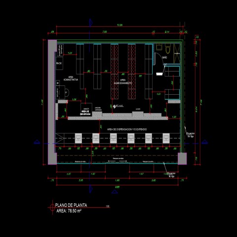 Pharmacy plan detail dwg file.
