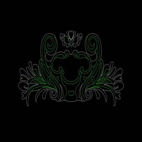 Pillar carved design cad blocks dwg file