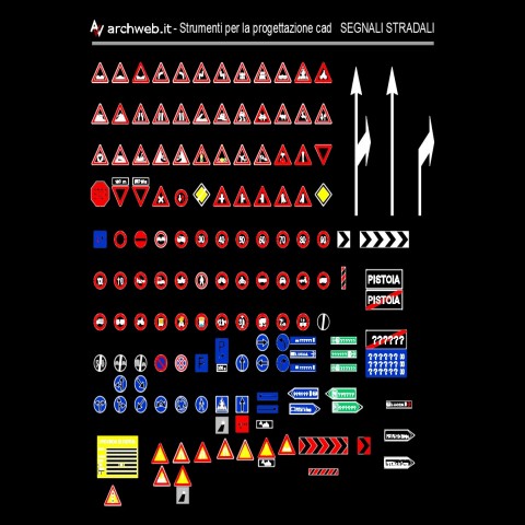 Symbol and logo plan autocad file