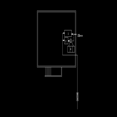 The electrical box location detail drawing is given in this AutoCAD ...